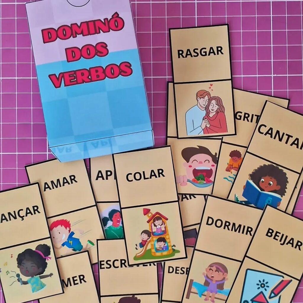 Dominó dos verbos – Alfa Recursoss