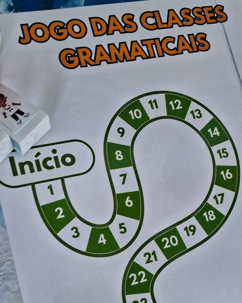Jogo das classes gramaticais – Alfa Recursoss