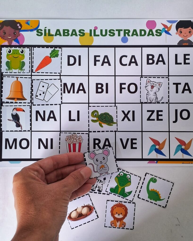 Sílabas ilustradas – Alfa Recursoss