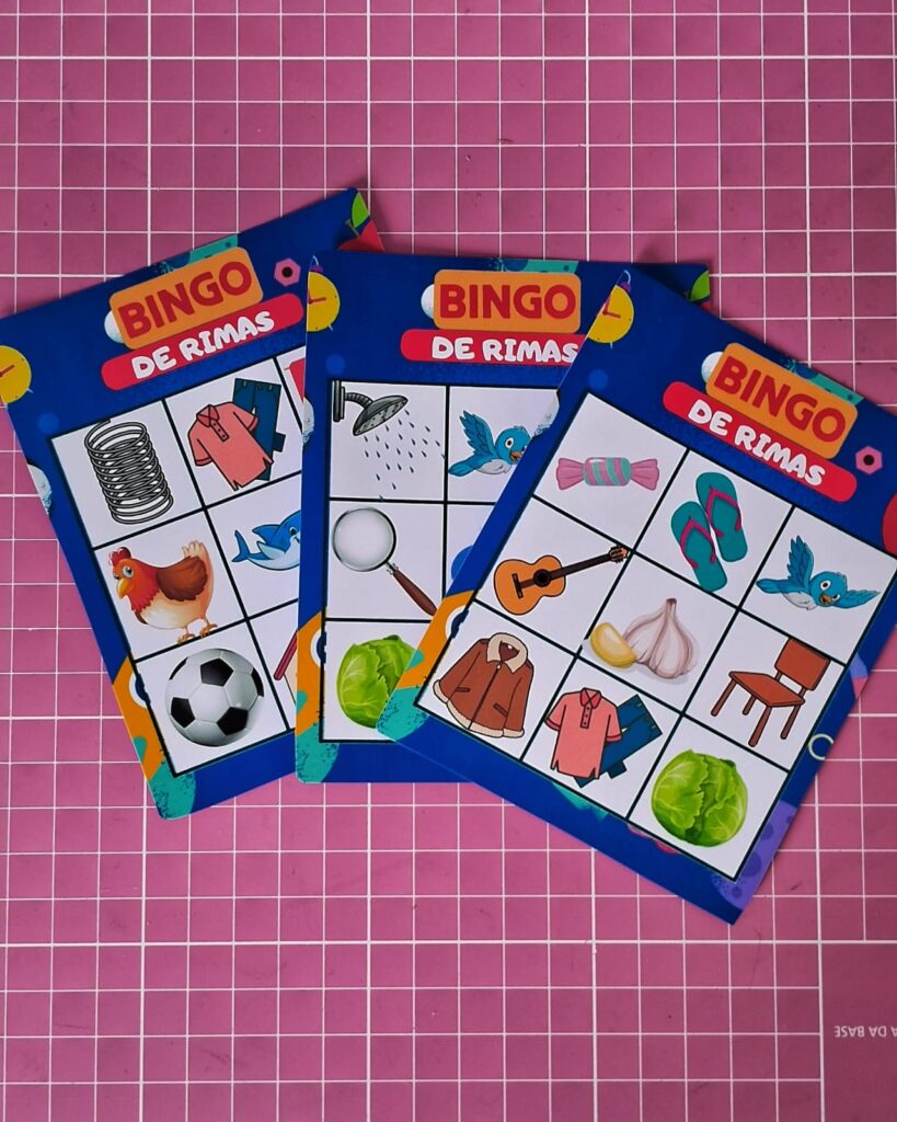 Bingo de rimas – Alfa Recursoss