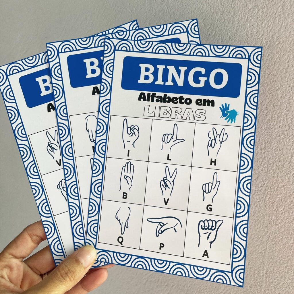 Bingo Alfabeto em Libras – Alfa Recursoss